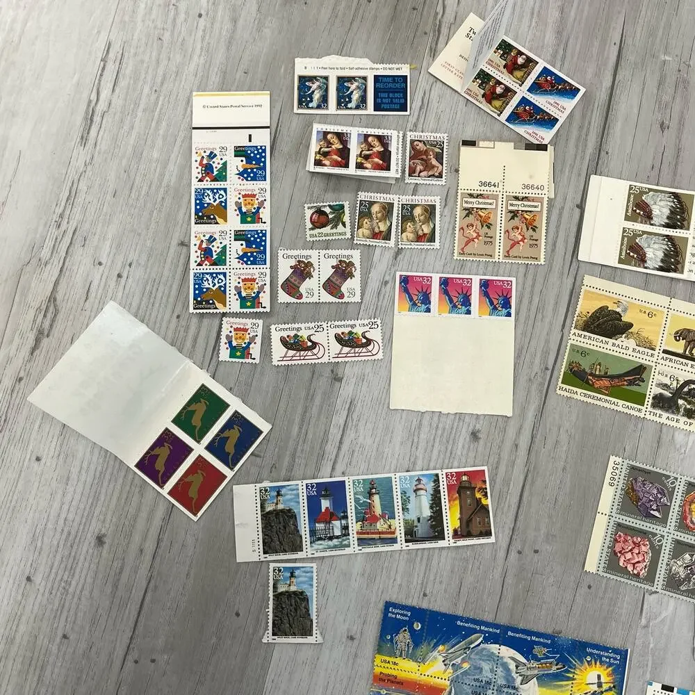 None and/or Unknown | Office | Vintage Postage Stamp Bundle Lot Mixed ...